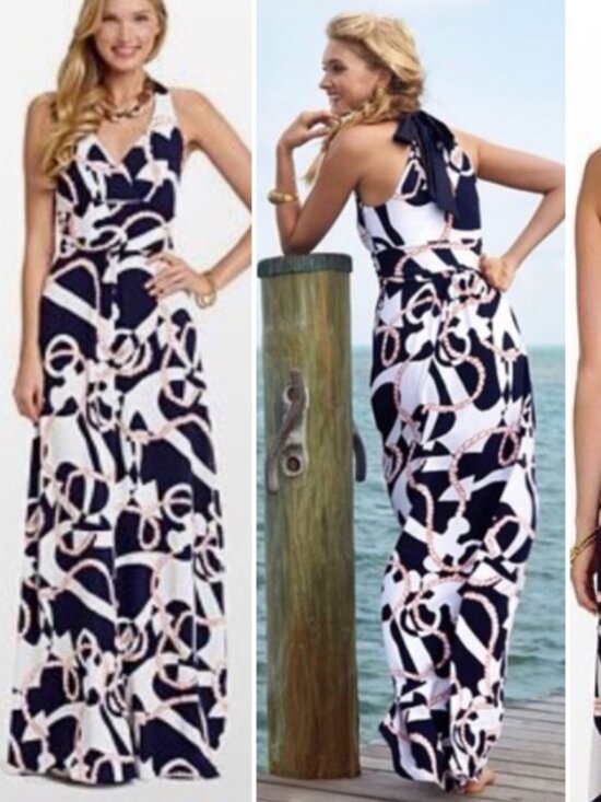 Lilly Pulitzer | Dresses | Lilly Pulitzer Amanda Halter Maxi Dress In ...